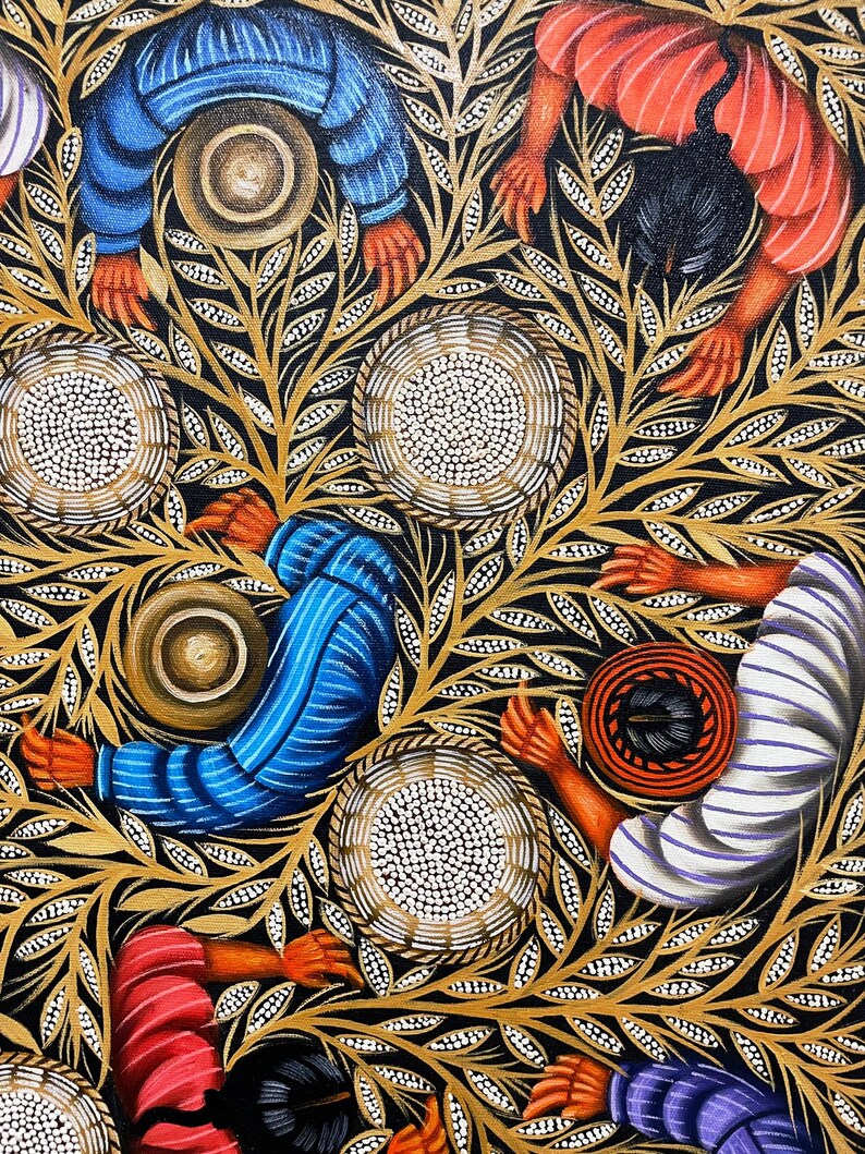 Original Oil Painting of Corn Harvest/guatemala Art/corn Art/mayan Art ...