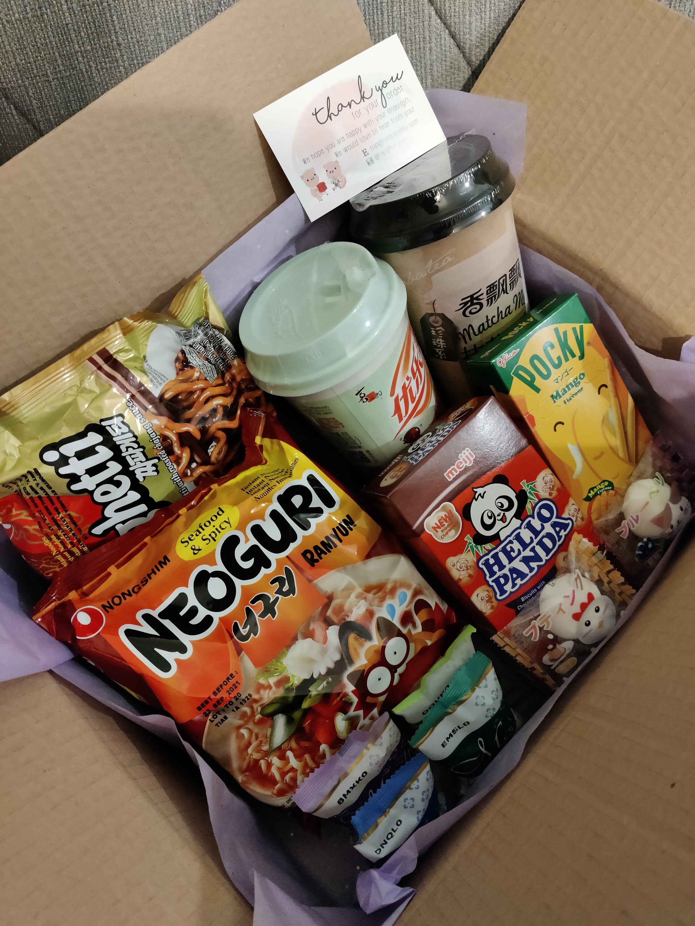 Unique Cute Korean Japanese Gift Hug in A Box Birthday - Etsy UK