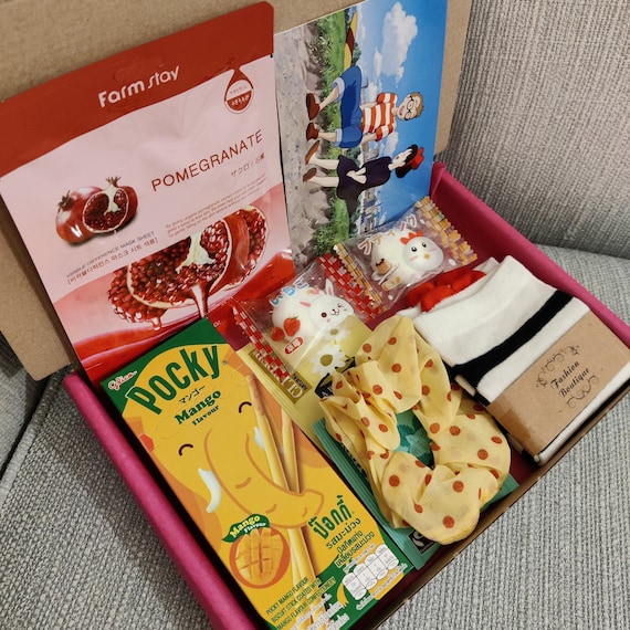 Unique Cute Korean Japanese Letterbox Gift Hug in A Box - Etsy UK