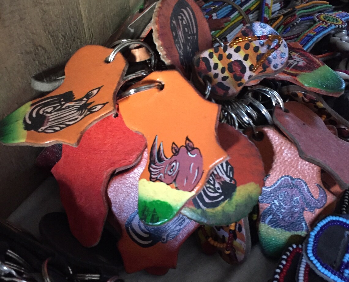 Key chains wooden keychains beaded key chains key holders | Etsy