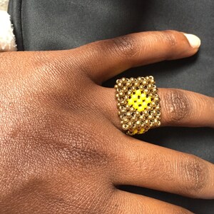 Beaded Rings/ African Jewelry/ Maasai Rings/ African Beaded Rings ...
