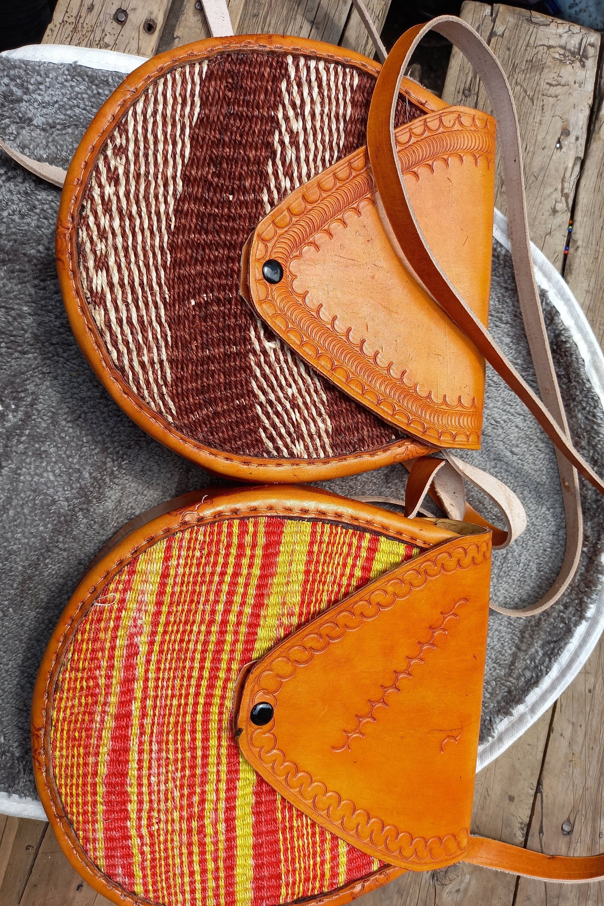 Tote Bags Crossbody Bags Sisal Bags Sling Bags Leather - Etsy