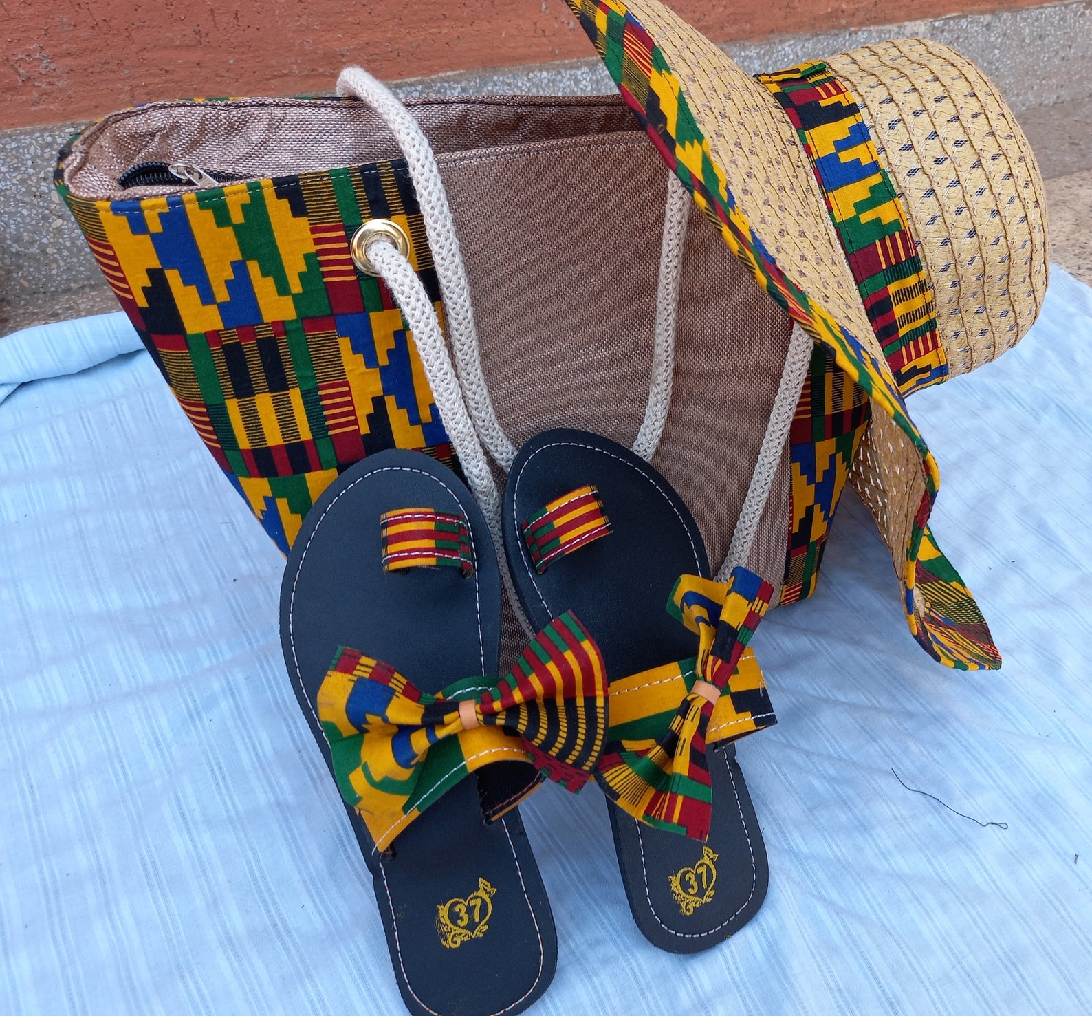 Ankara Set Ankara Handbag Ankara Sandals Ankara Summer - Etsy