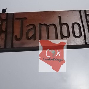 Outdoor Signs,welcome Home Sign,karibu Sign, Welcome,kenyan Wall Decor ...