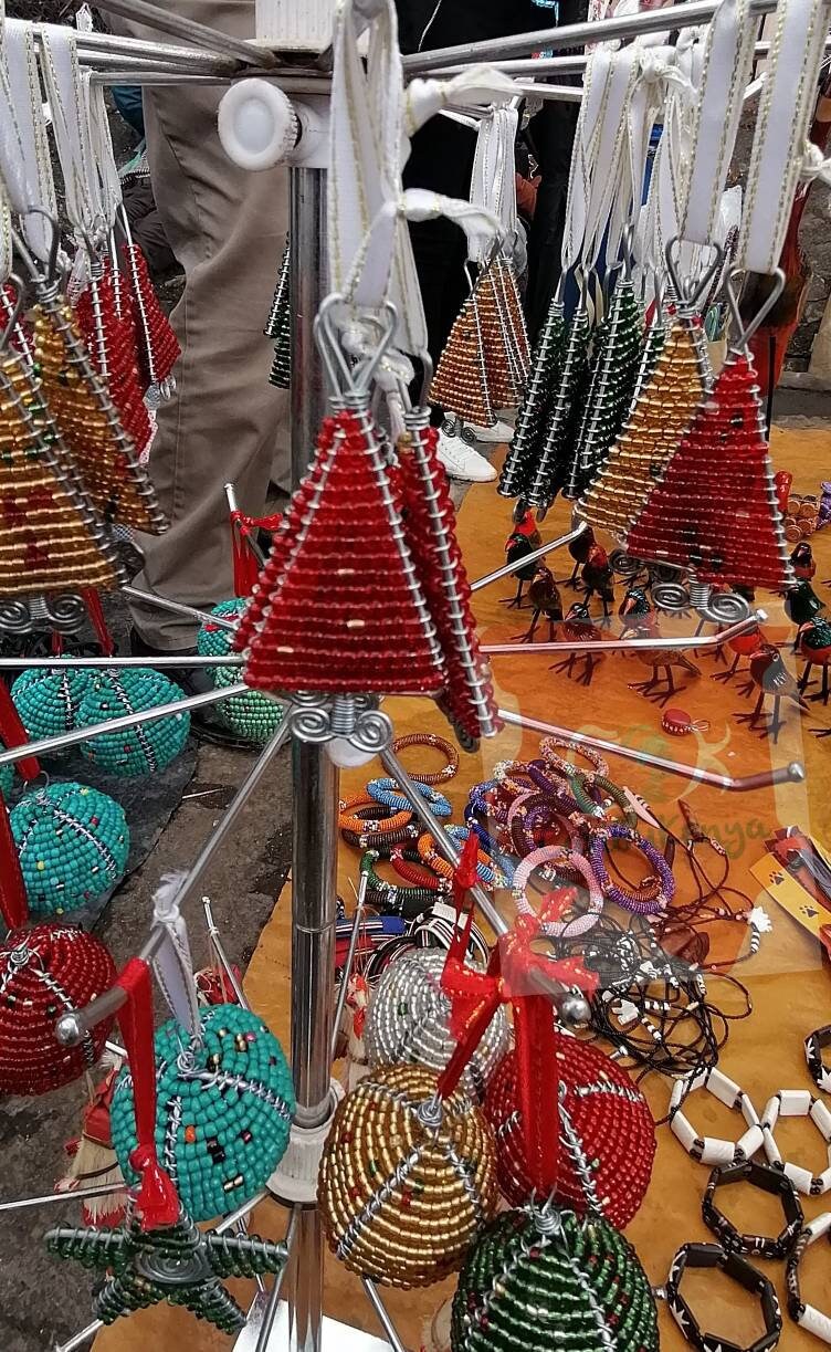 African Beaded Christmas Tree Decoration Handmade Christmas - Etsy