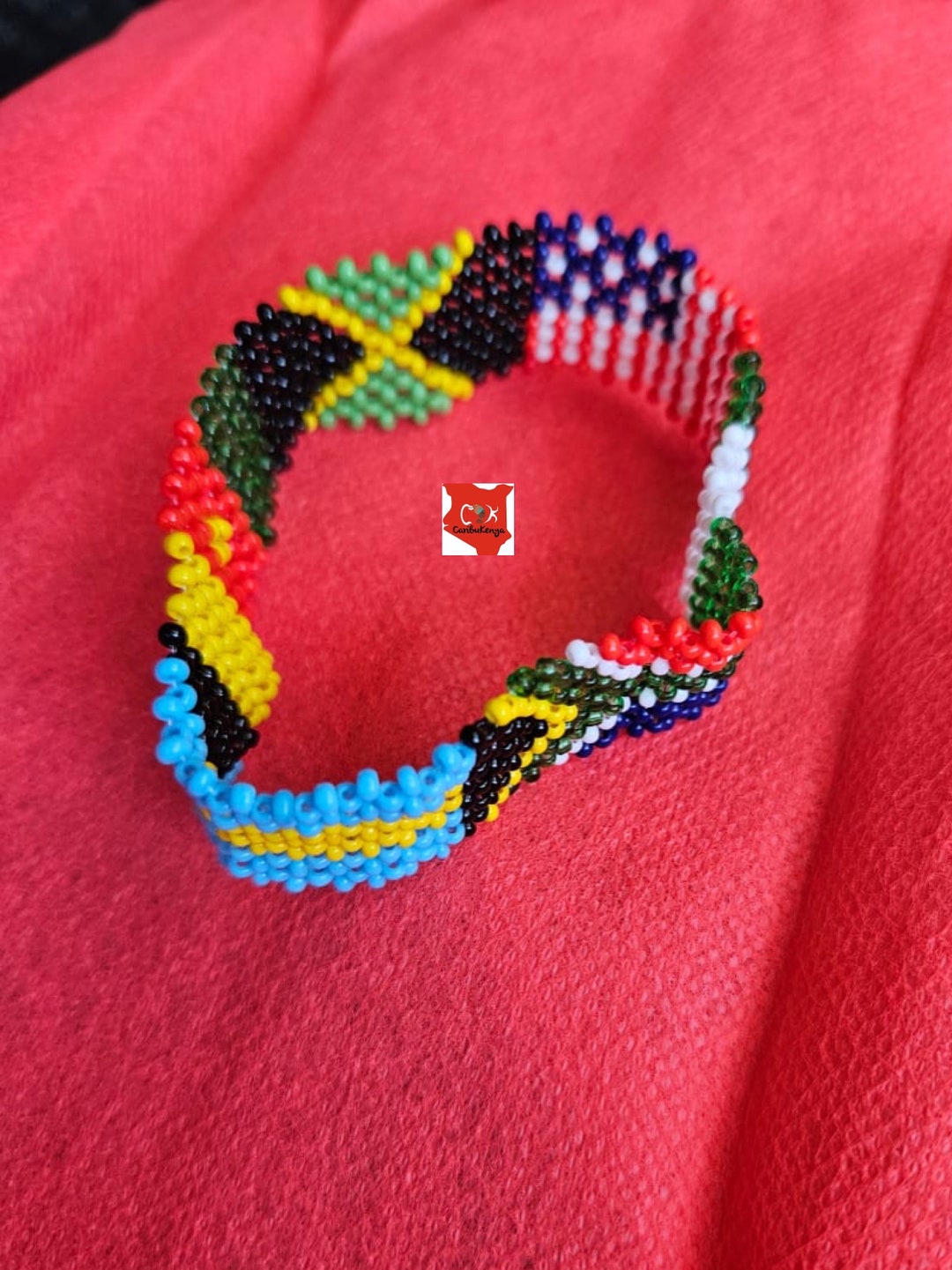 Customized Beaded Country Flags Bracelets,usa Jamaica Cameroon Bahamas ...