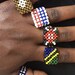 Beaded Rings/ African Jewelry/ Maasai Rings/ African Beaded Rings ...