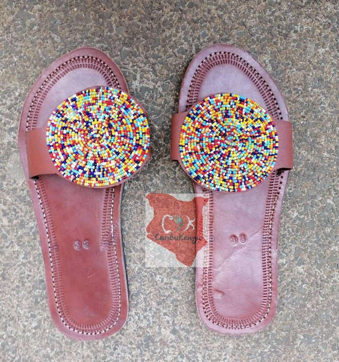 Women Sandals Masai Sandals African Beaded Sandals Women Shoes - Etsy