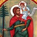 Ready to Ship Hand Painted Saint Christopher Icon / Large Greek ...