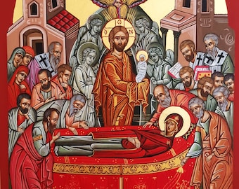 The Dormition of Mary - Etsy