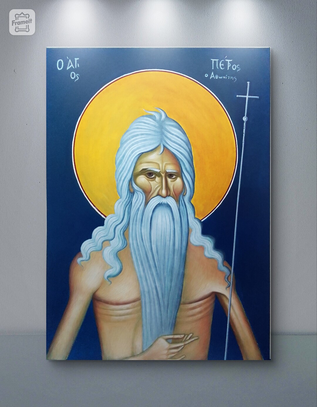 Original Greek Byzantine Orthodox Icon of Holy Father Peter the ...