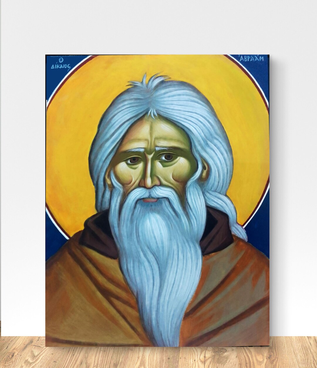 Original Greek Byzantine Orthodox Icon of Holy Forefather Righteous ...