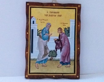 Return of the Prodigal Son Icon - Etsy