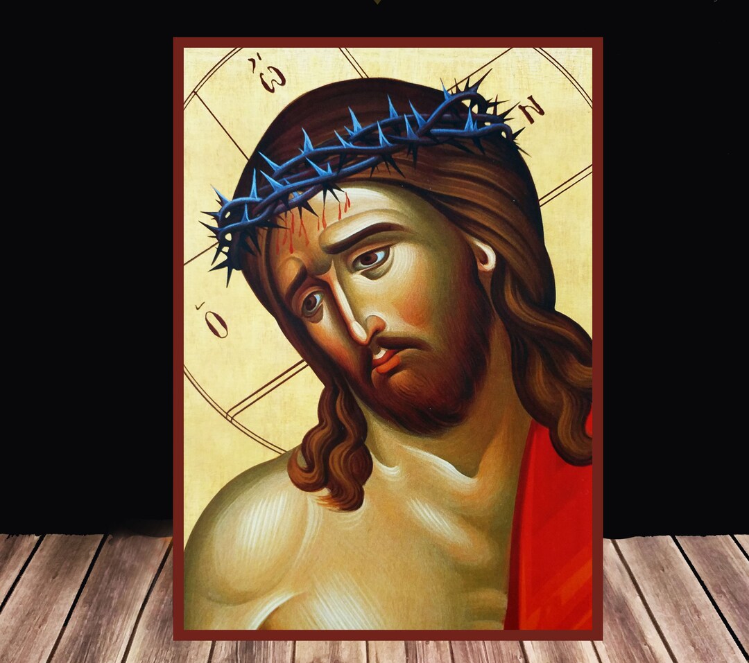 Jesus Christ the Bridegroom of the Church, Greek Original Hand Painted ...