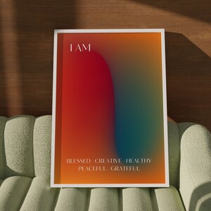 Vision Board Manifestation Poster Wall Art, Law of Attraction Home ...