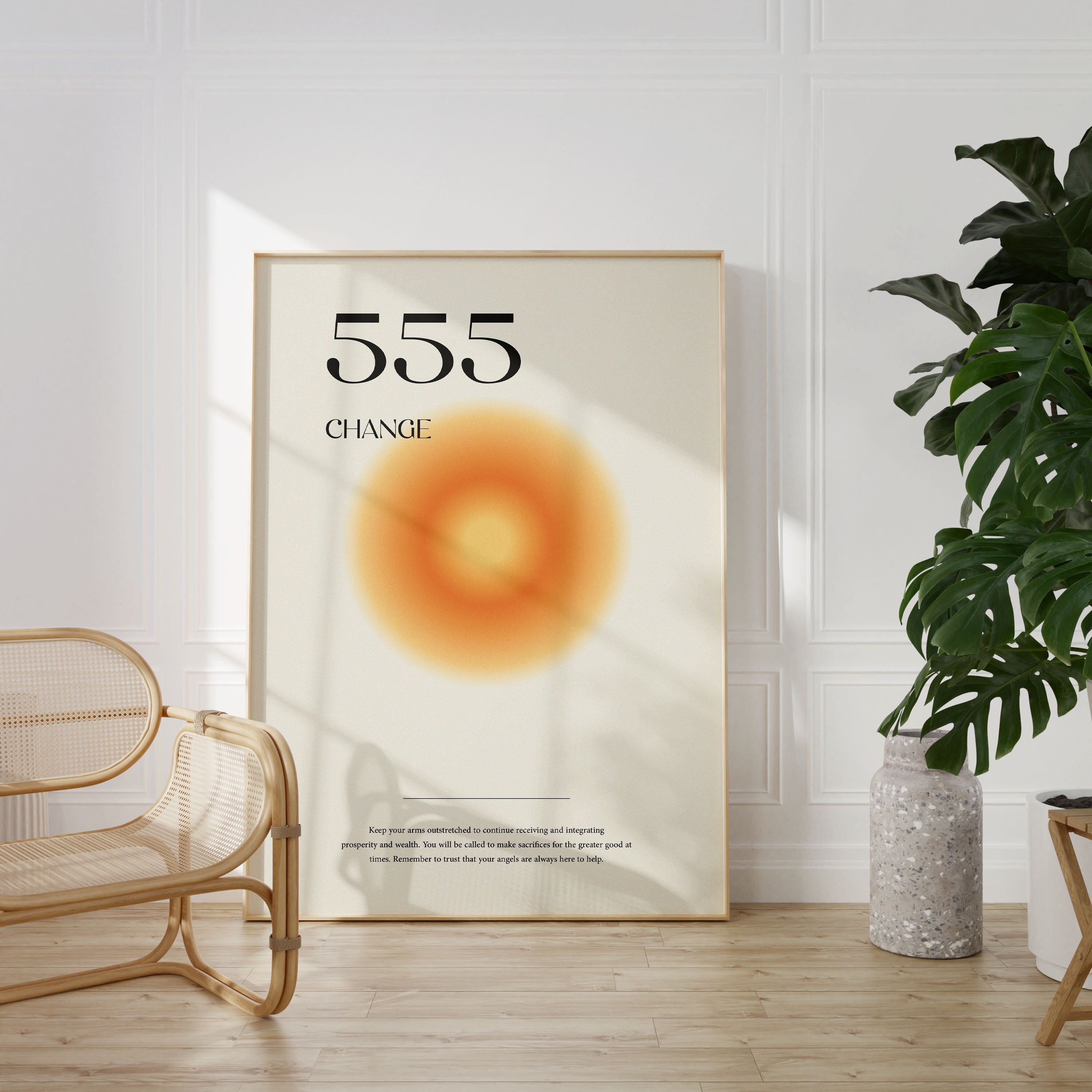 Angel Number Poster 555 Instant Download Poster, Aura Poster, Angel ...