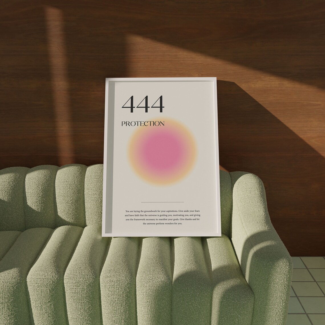 Angel Number Poster 444 Instant Download Poster Aura Poster - Etsy