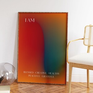 Vision Board Manifestation Poster Wall Art, Law of Attraction Home ...