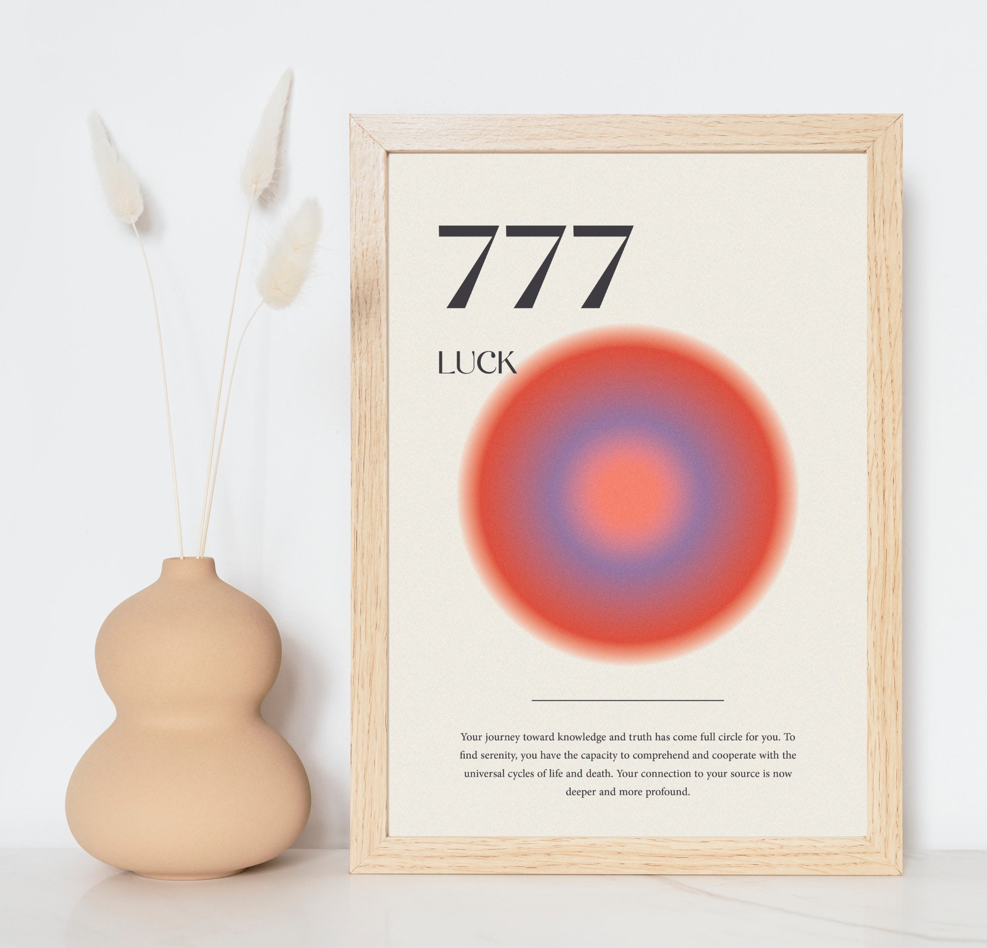 Angel Number Poster 777 Instant Download Poster, Aura Poster, Angel ...
