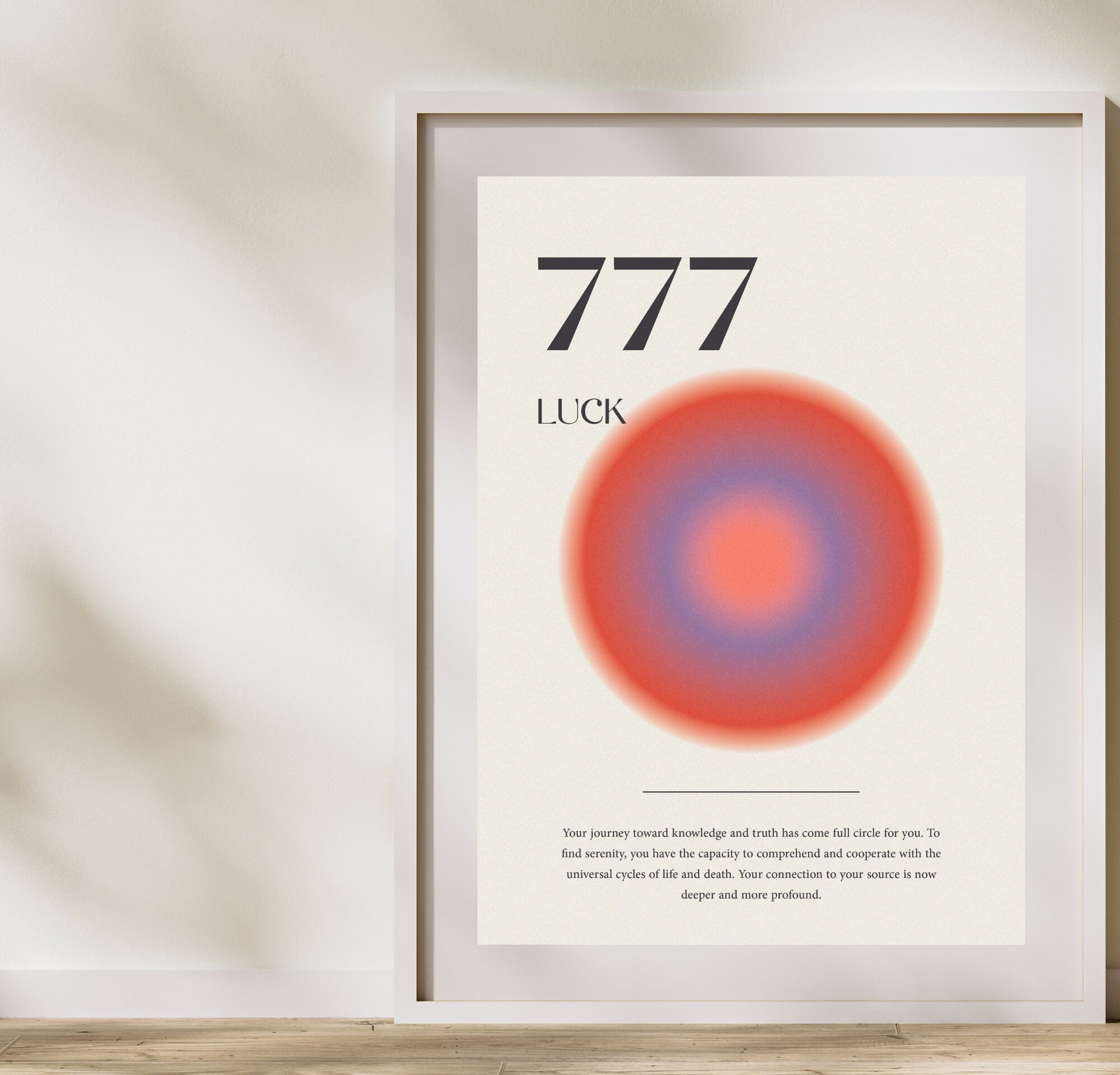 Angel Number Poster 777 Instant Download Poster, Aura Poster, Angel ...