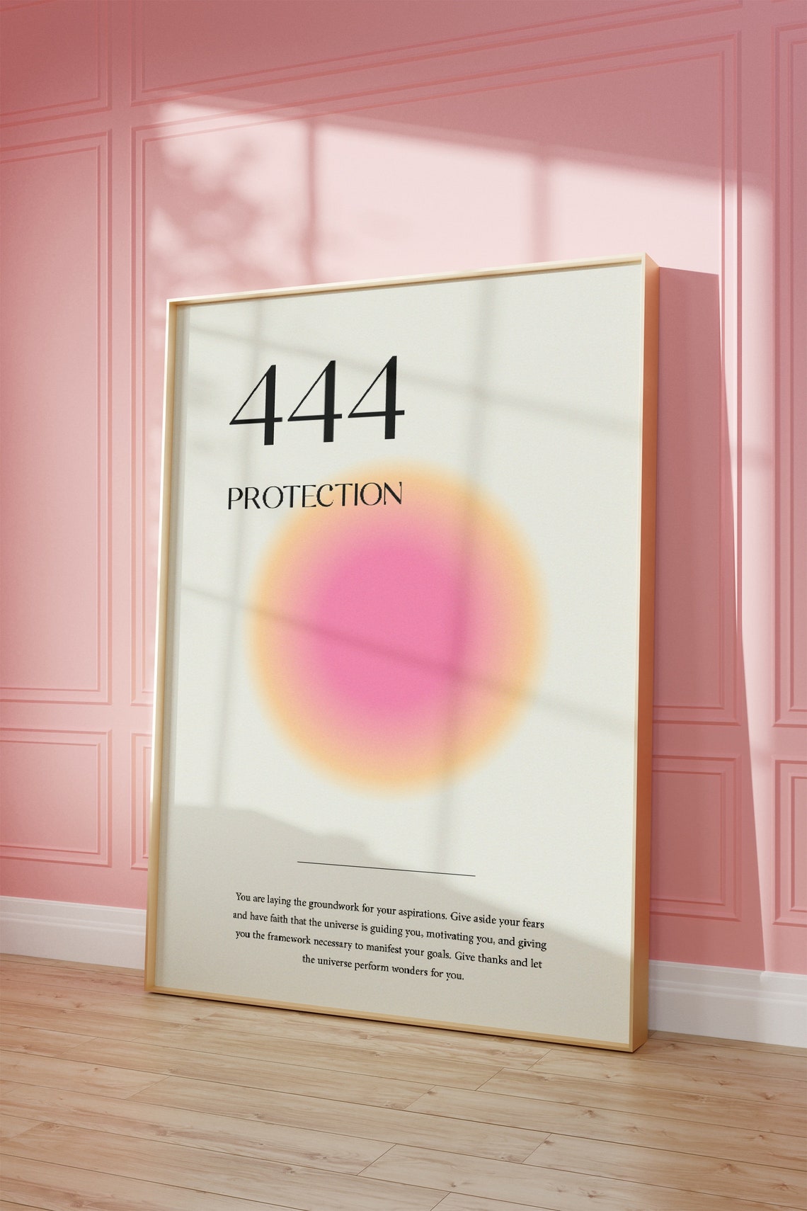 Angel Number Poster 444 Instant Download Poster Aura Poster - Etsy