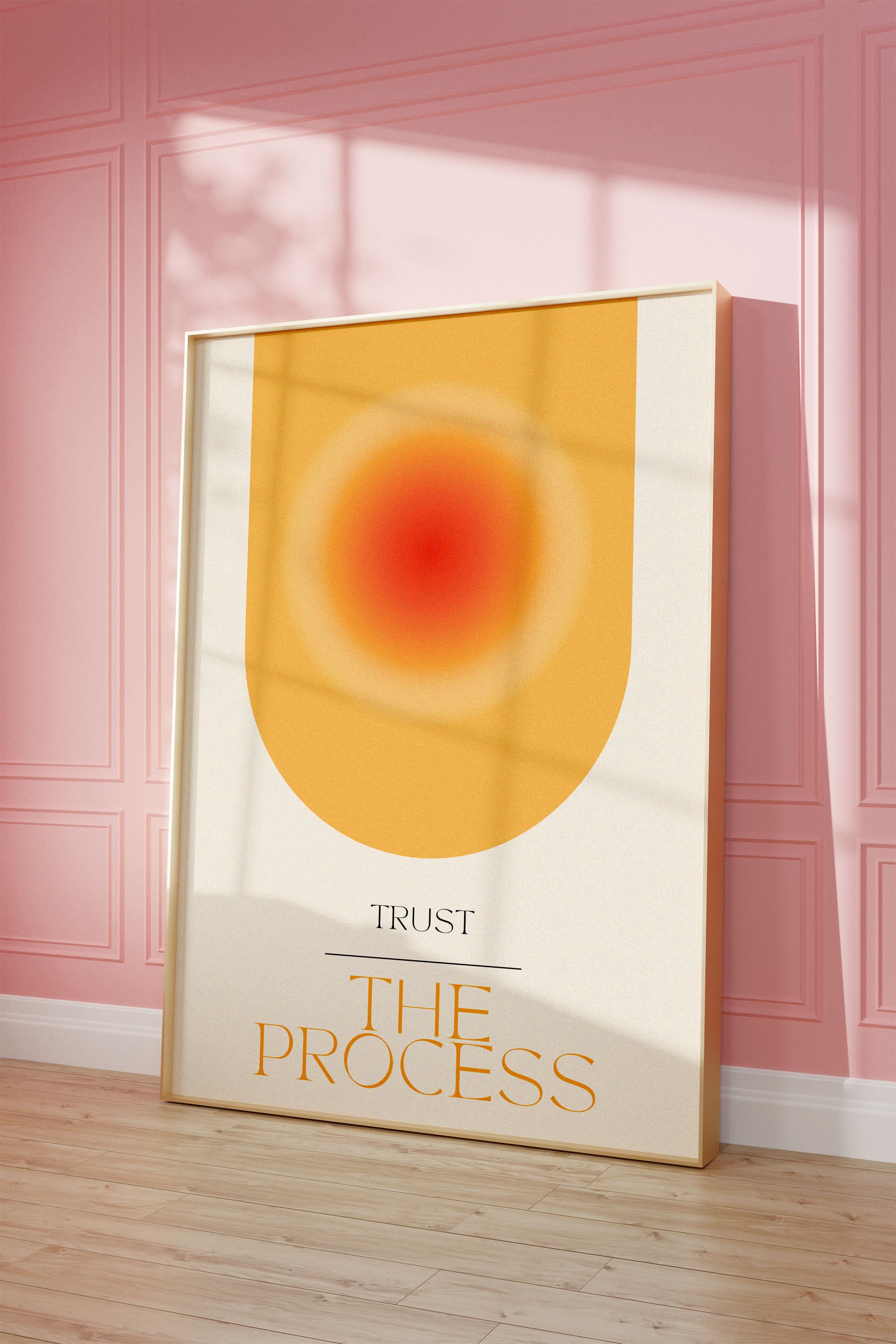 Positive Energy Aura Poster, Spiritual Poster, Grainy Gradient ...