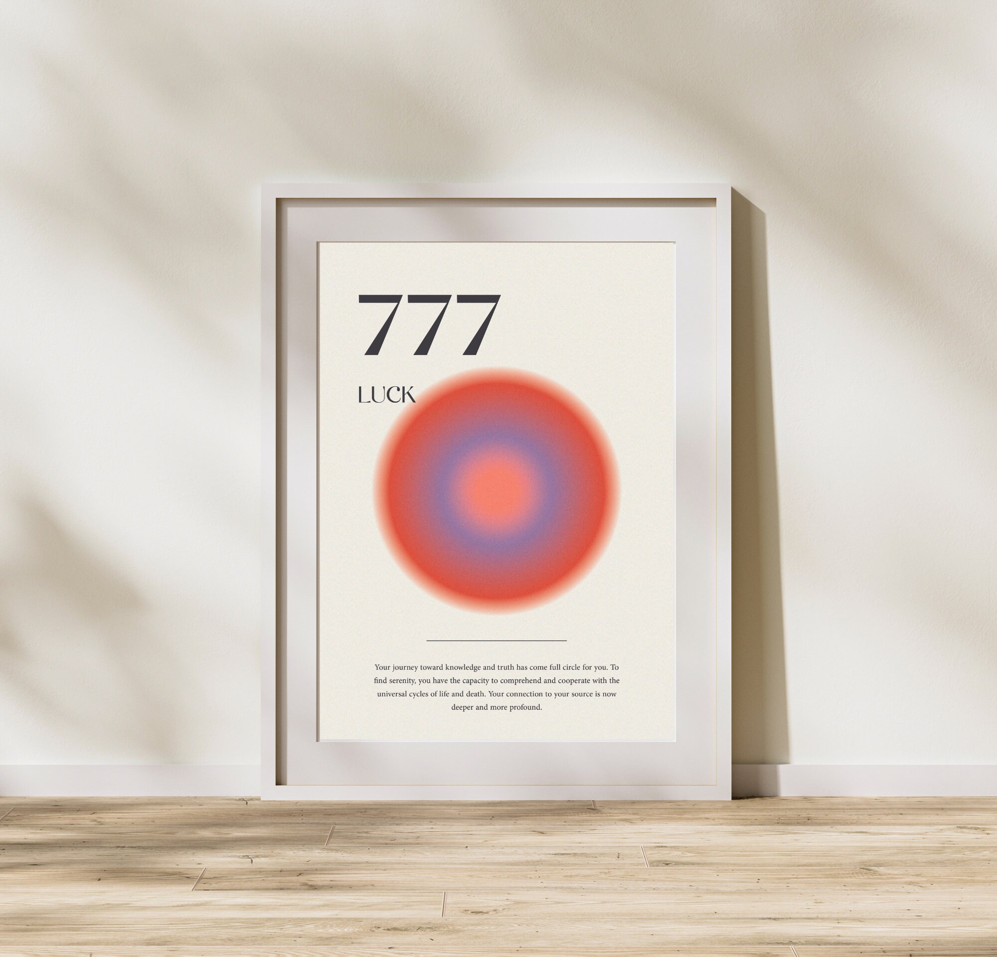 Angel Number Poster 777 Instant Download Poster, Aura Poster, Angel ...