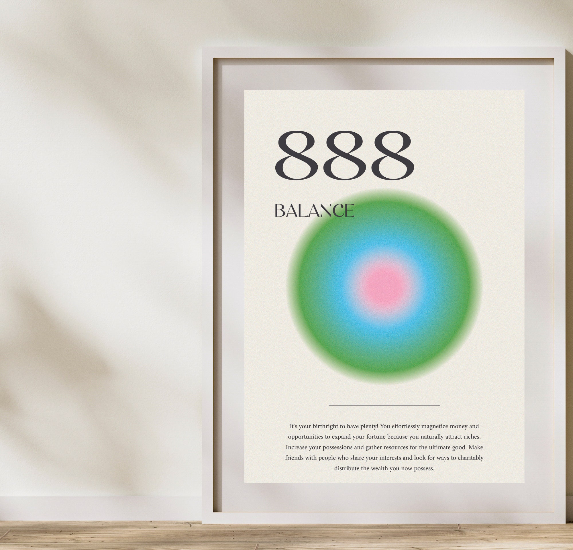 Angel Number Poster 888 Instant Download Poster, Aura Poster, Angel ...