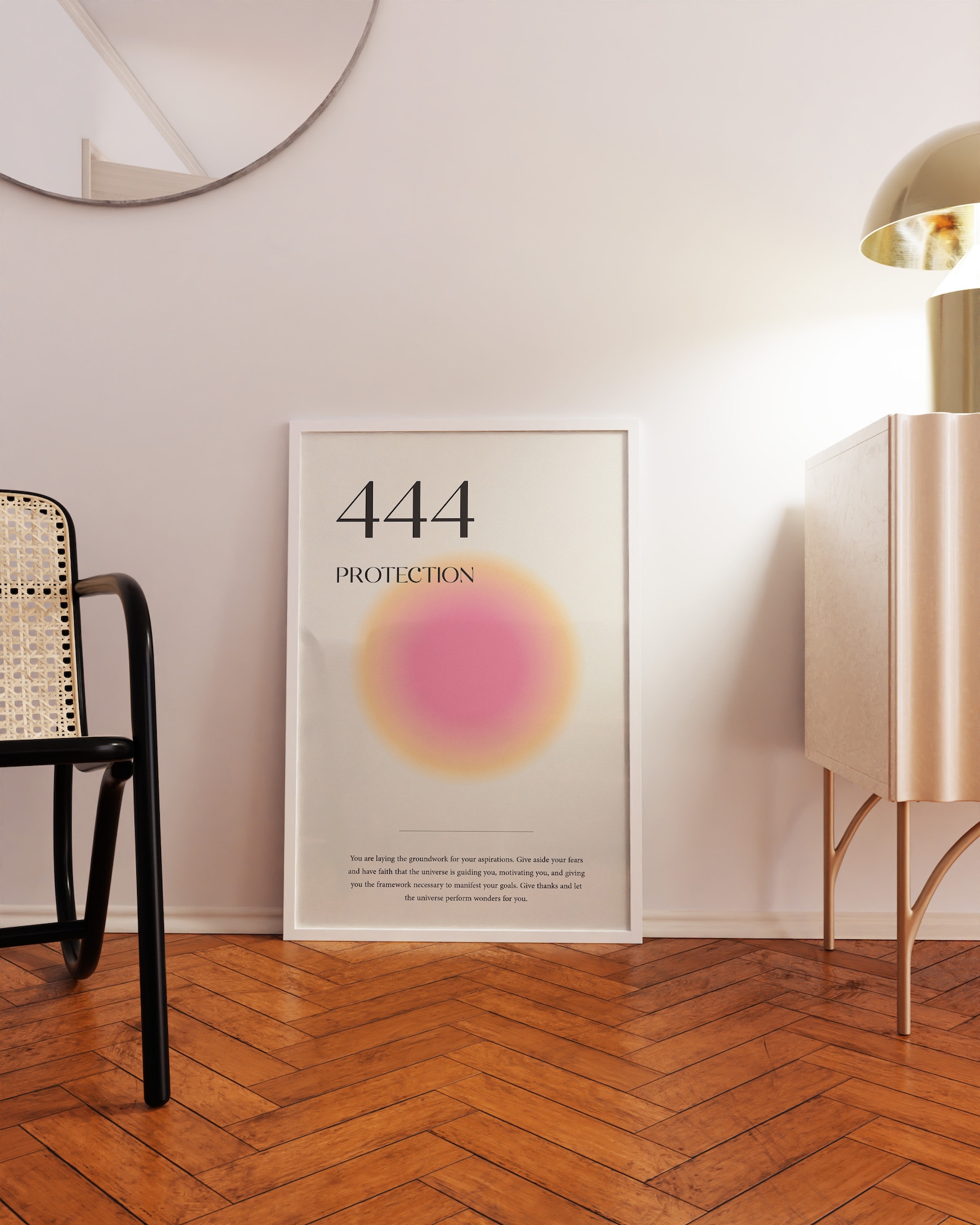 Angel Number Poster 444 Instant Download Poster Aura Poster - Etsy