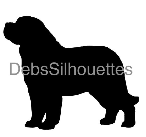St. Bernard Silhouette SVG PNG JPG Pdf Saint Bernard St | Etsy