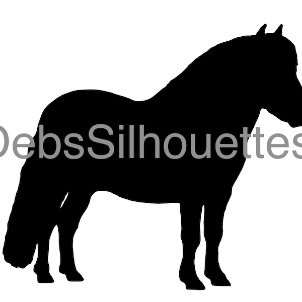 Miniature Pony Silhouettes Svg - Etsy