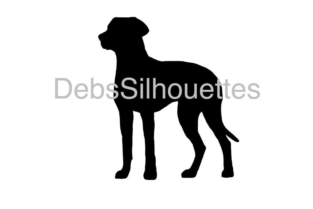 Rhodesian Ridgeback Silhouette SVG PNG JPG Pdf - Etsy
