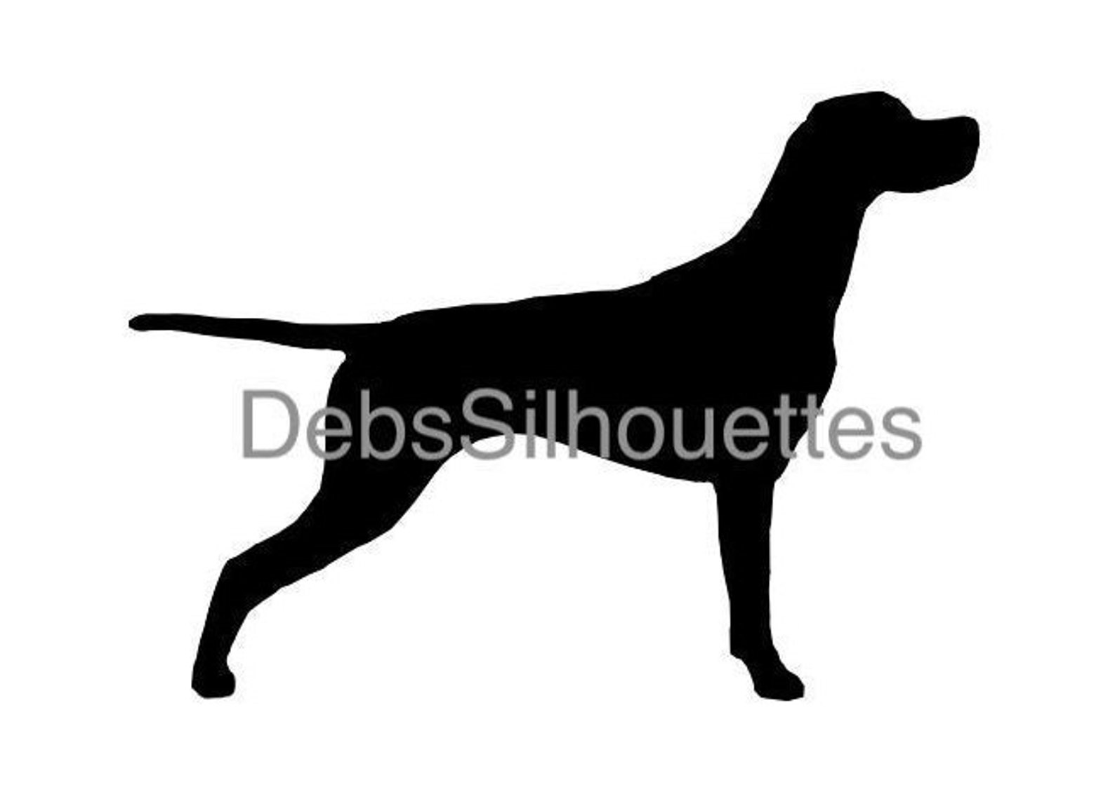 English Pointer Silhouette SVG PNG JPG Pdf - Etsy