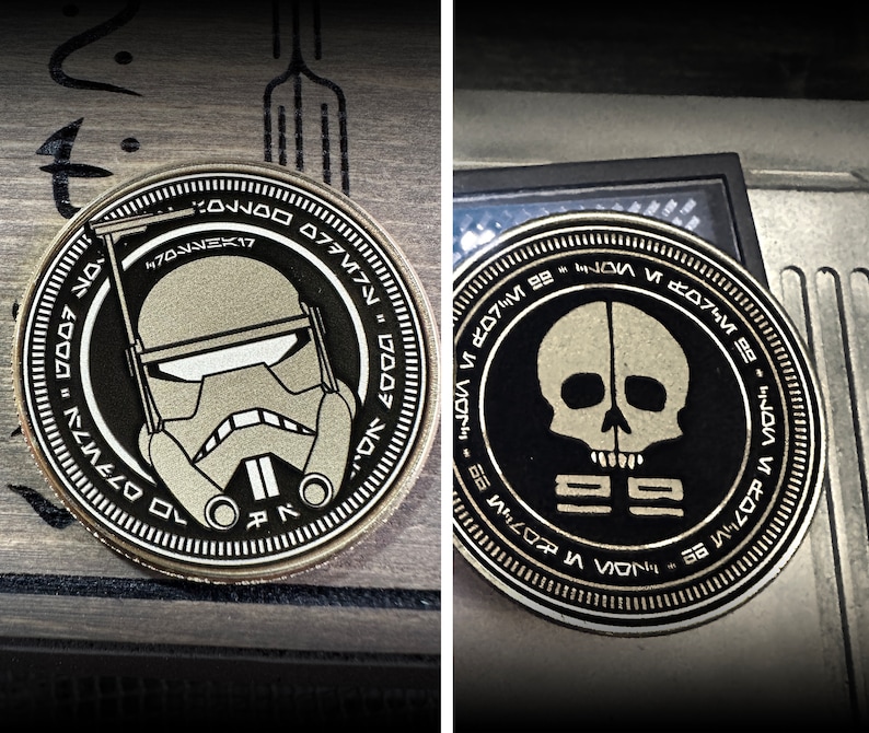 Crosshair Imperial chance Coin - Etsy