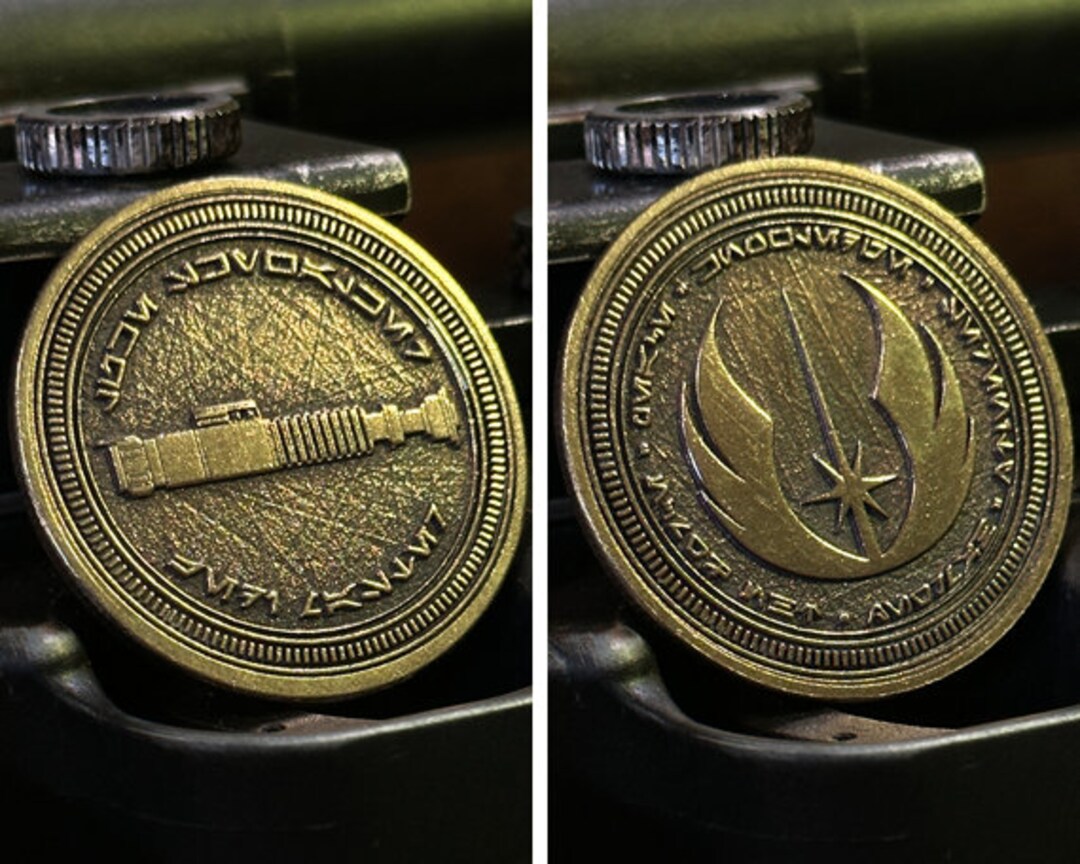 Luke Hilt / Jedi Challenge (chance) Coin - Etsy