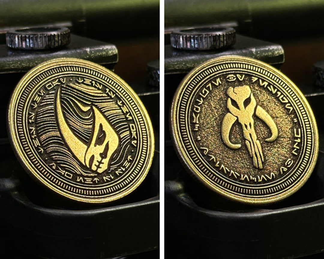 Mandalorian / Fett Challenge (chance) Coin - Etsy