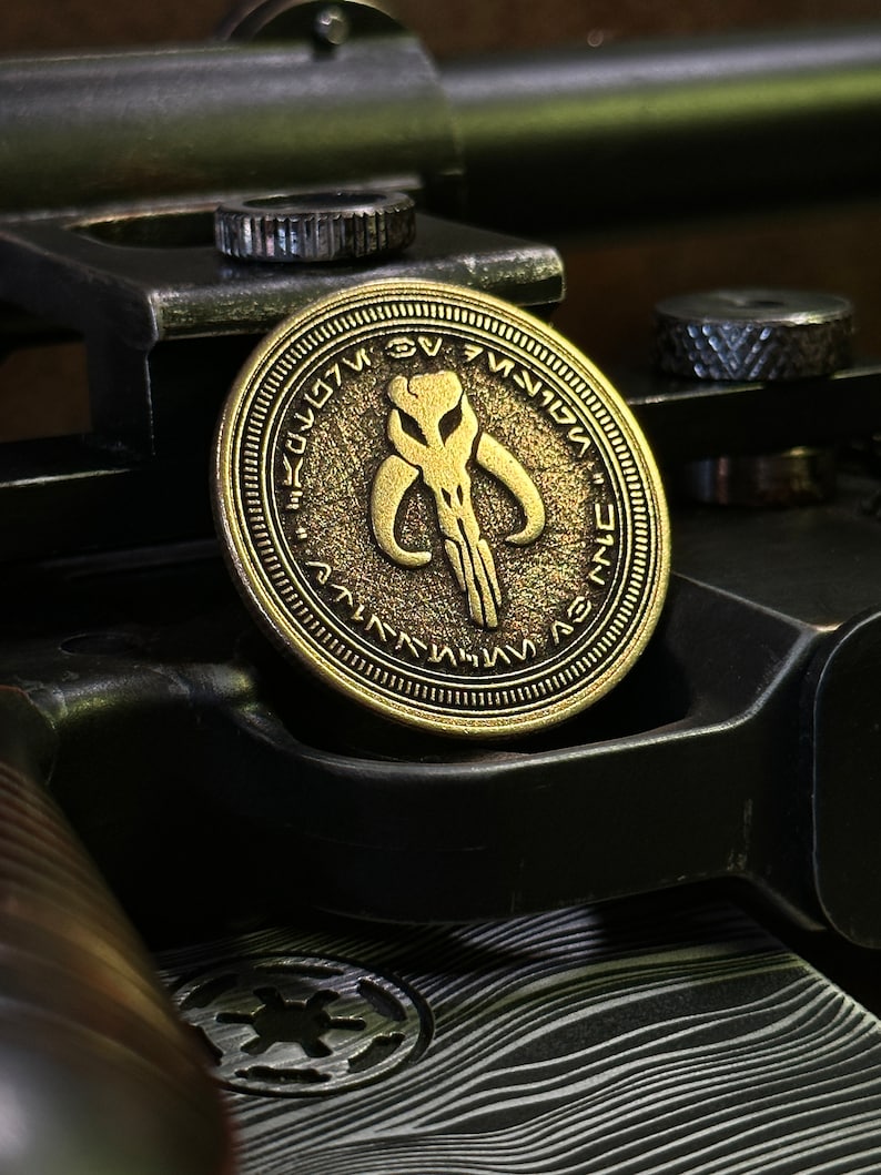 Mandalorian / Fett Challenge chance Coin - Etsy