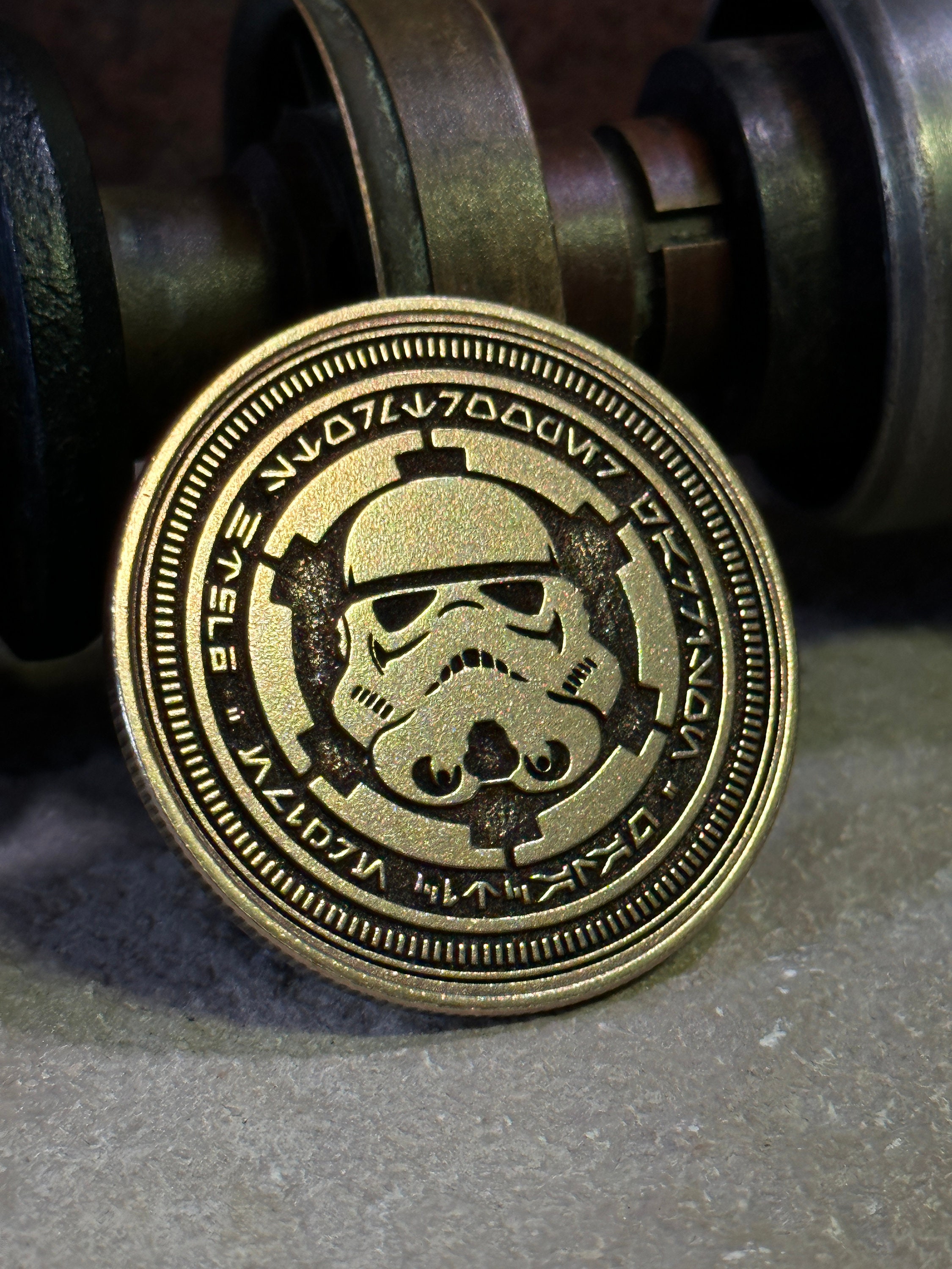 Stormtrooper / Death Star Challenge chance Coin - Etsy