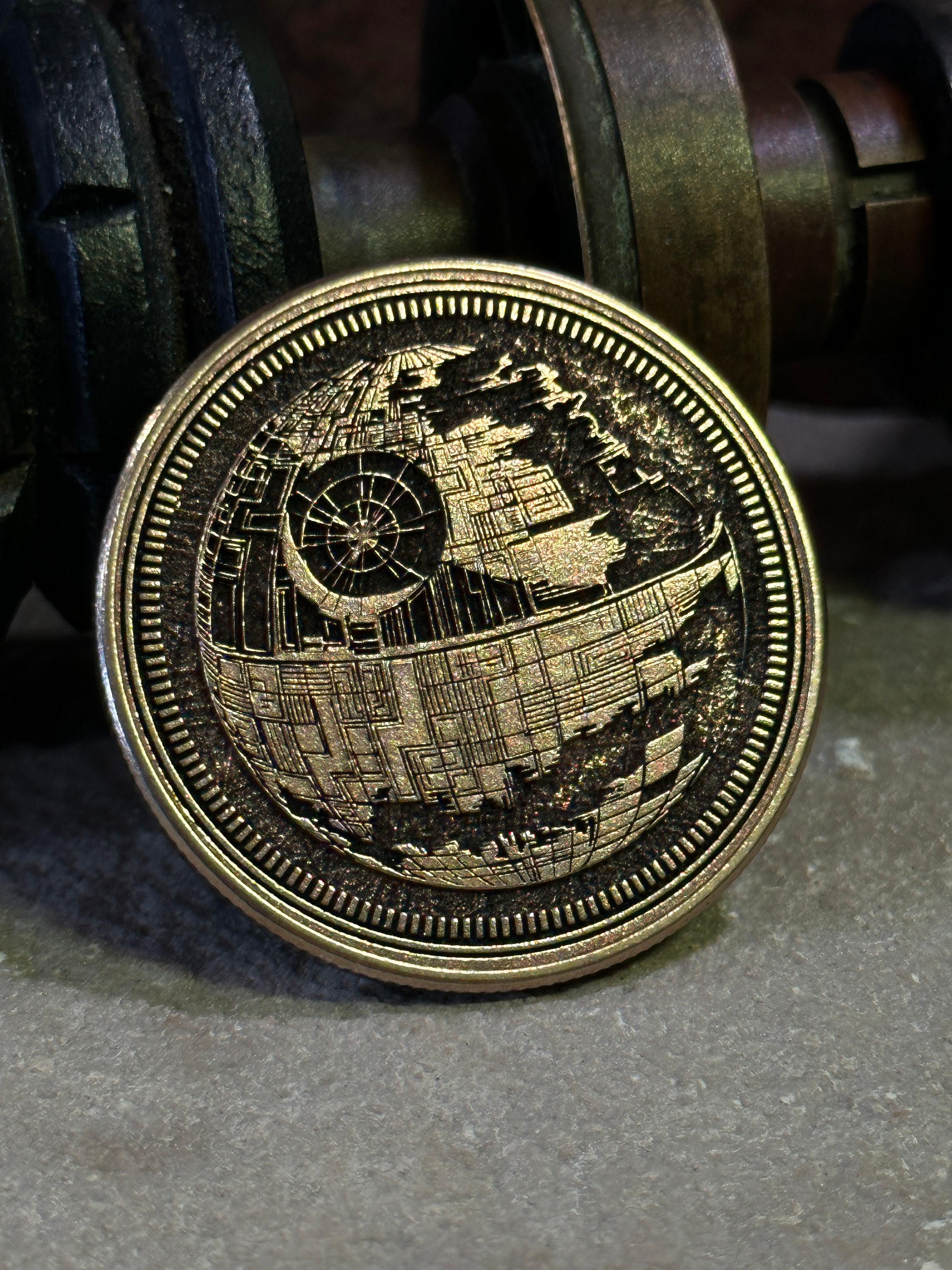 Stormtrooper / Death Star Challenge chance Coin - Etsy