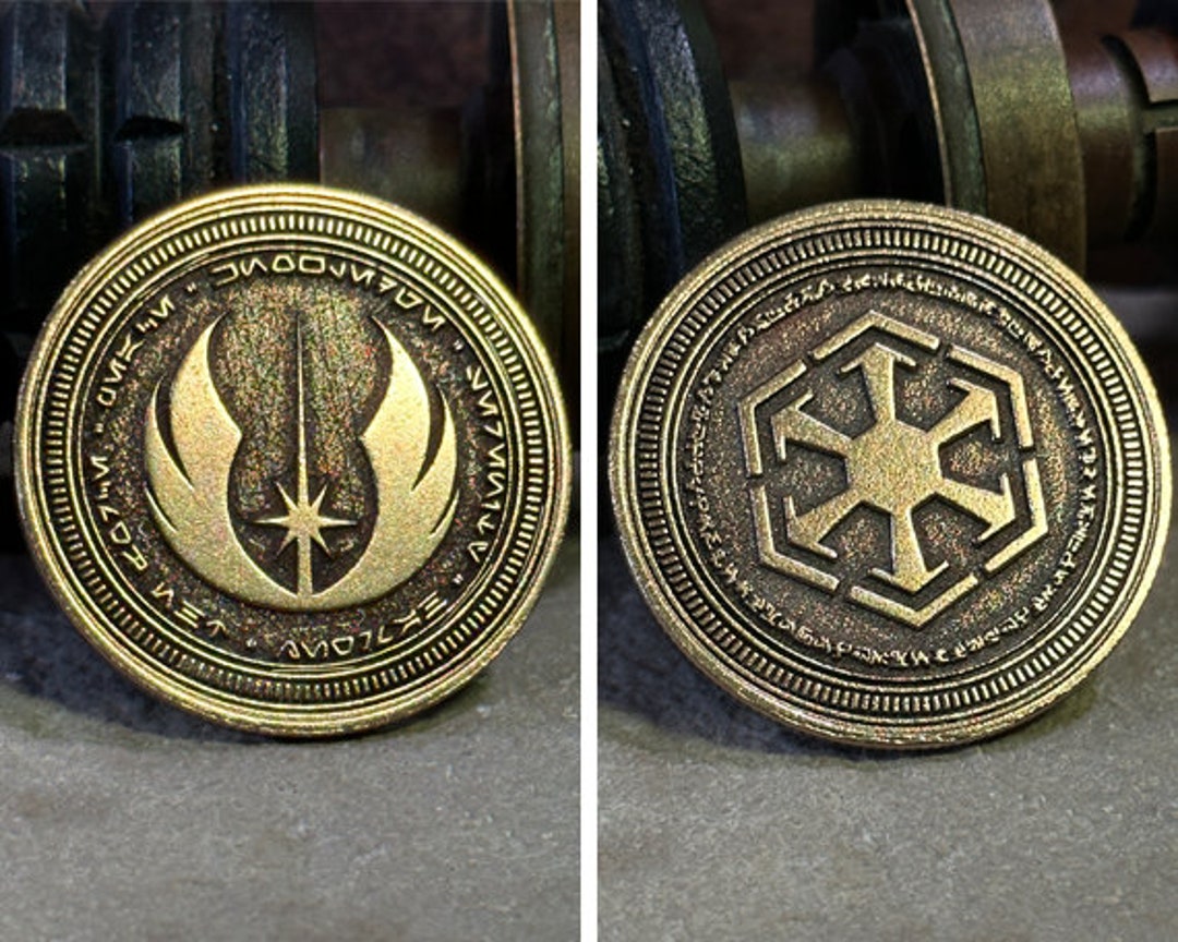 Jedi / Sith Challenge (chance) Coin - Etsy