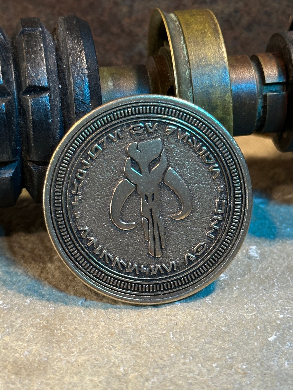 Mandalorian / Fett Challenge chance Coin - Etsy