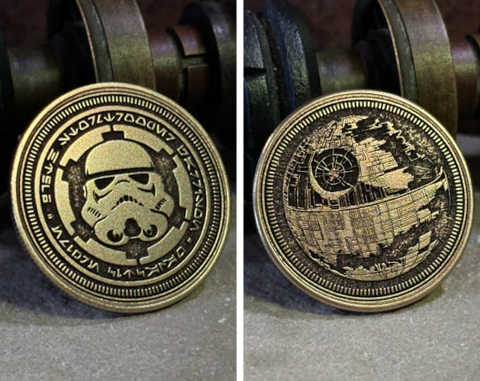 Double Sided Thick Star Wars & Superhero Copper Coins - Etsy Canada