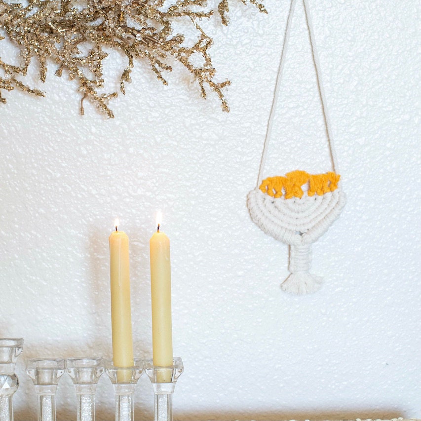 Hanukkah Hanukkiah Ornament by Fringe and Free Menorah Hanukkiah ...