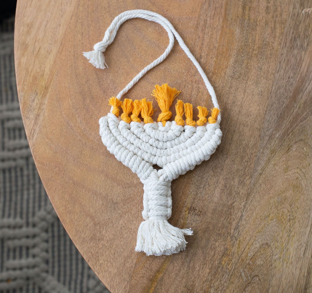 Hanukkah Hanukkiah Ornament by Fringe and Free Menorah Hanukkiah ...