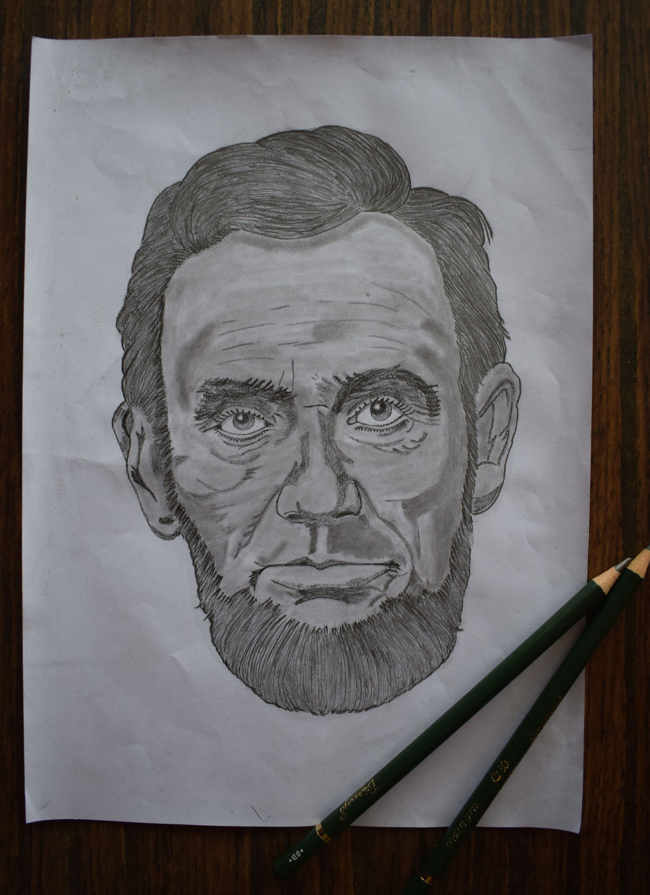 Abraham Lincoln Pencil Drawing