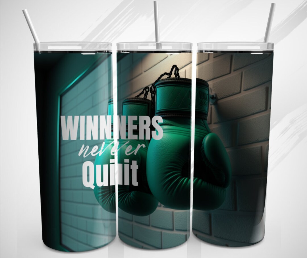 Boxing Tumbler Wrap 20oz Skinny Tumble Boxer Punch Fighting - Etsy