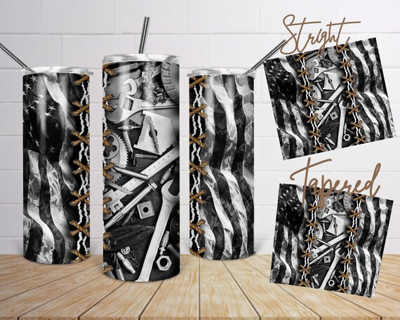 Mechanic's Tool 20oz Straight Skinny Wrap Instant Digital - Etsy