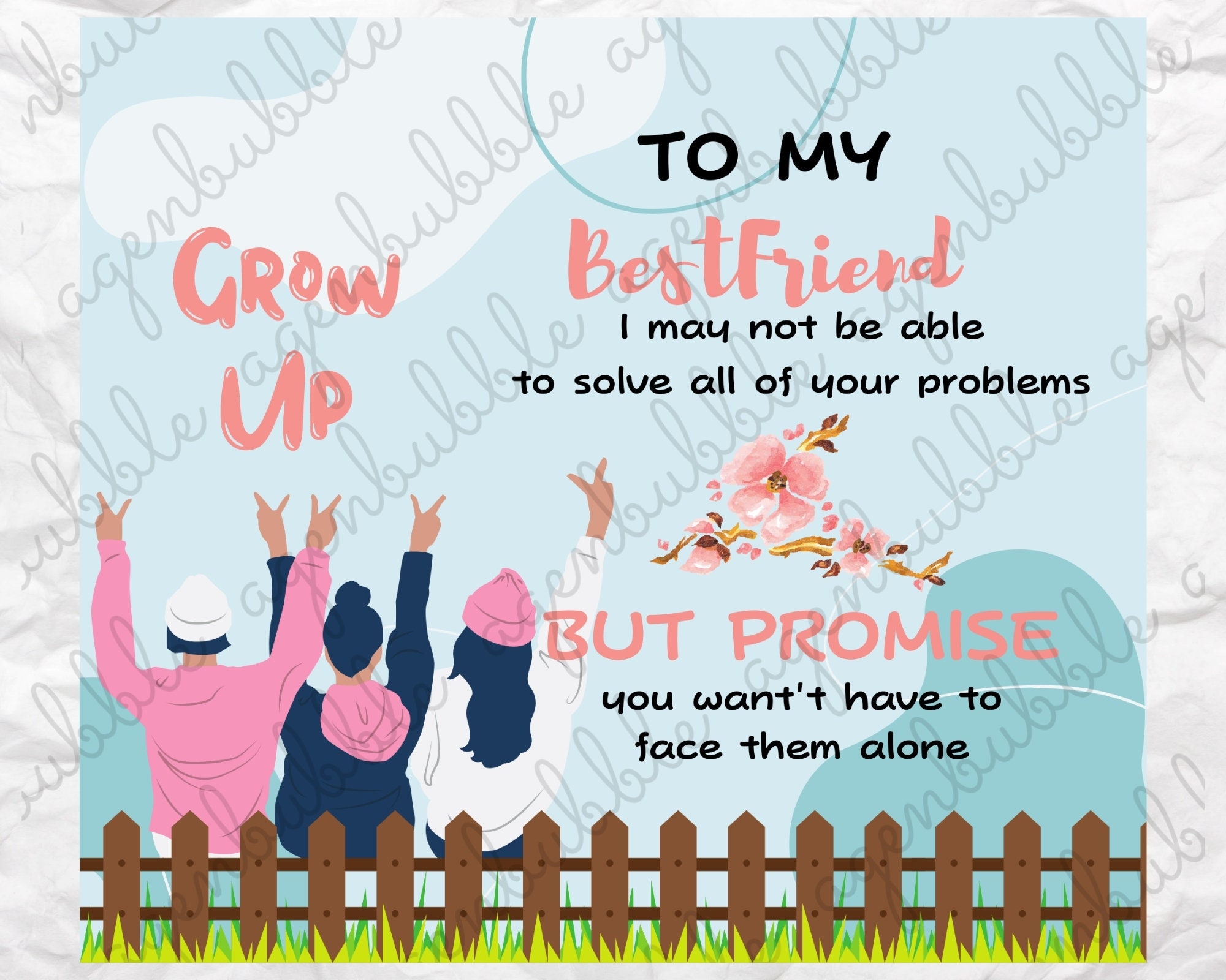 3 Best Friends Gift Best Friends Printable Three Best - Etsy