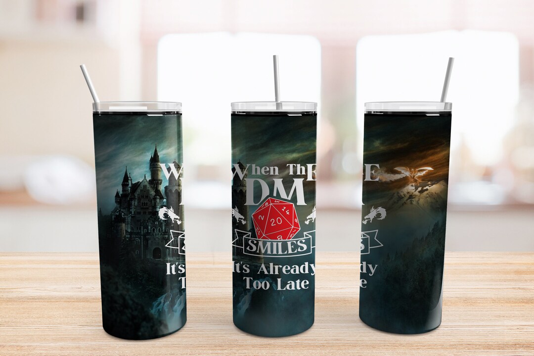 When the DM Smiles Tumbler 20 Oz | Funny Gift for DM Master, DM Mug ...