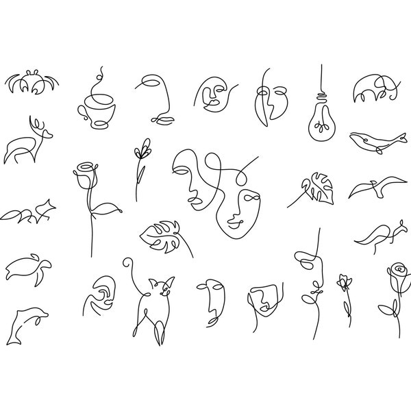 Simple Tattoo - Etsy